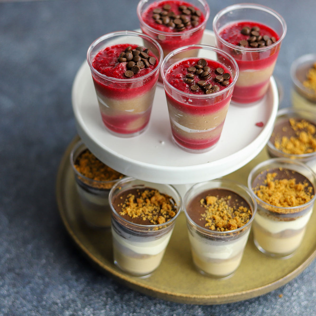 Vegan Raspberry & Dark Chocolate Verrine Cup — ifiGOURMET