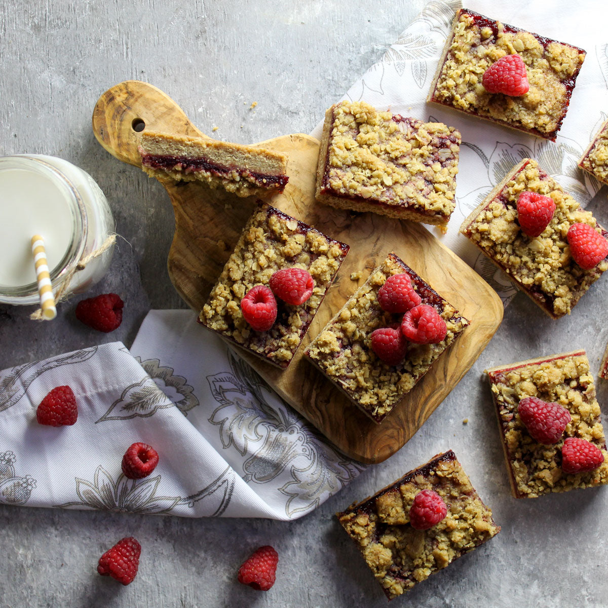 Raspberry Shortbread Bars — ifiGOURMET